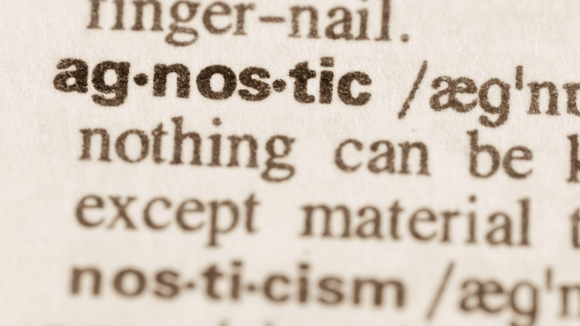 Changing Your Beliefs: How To Become Agnostic